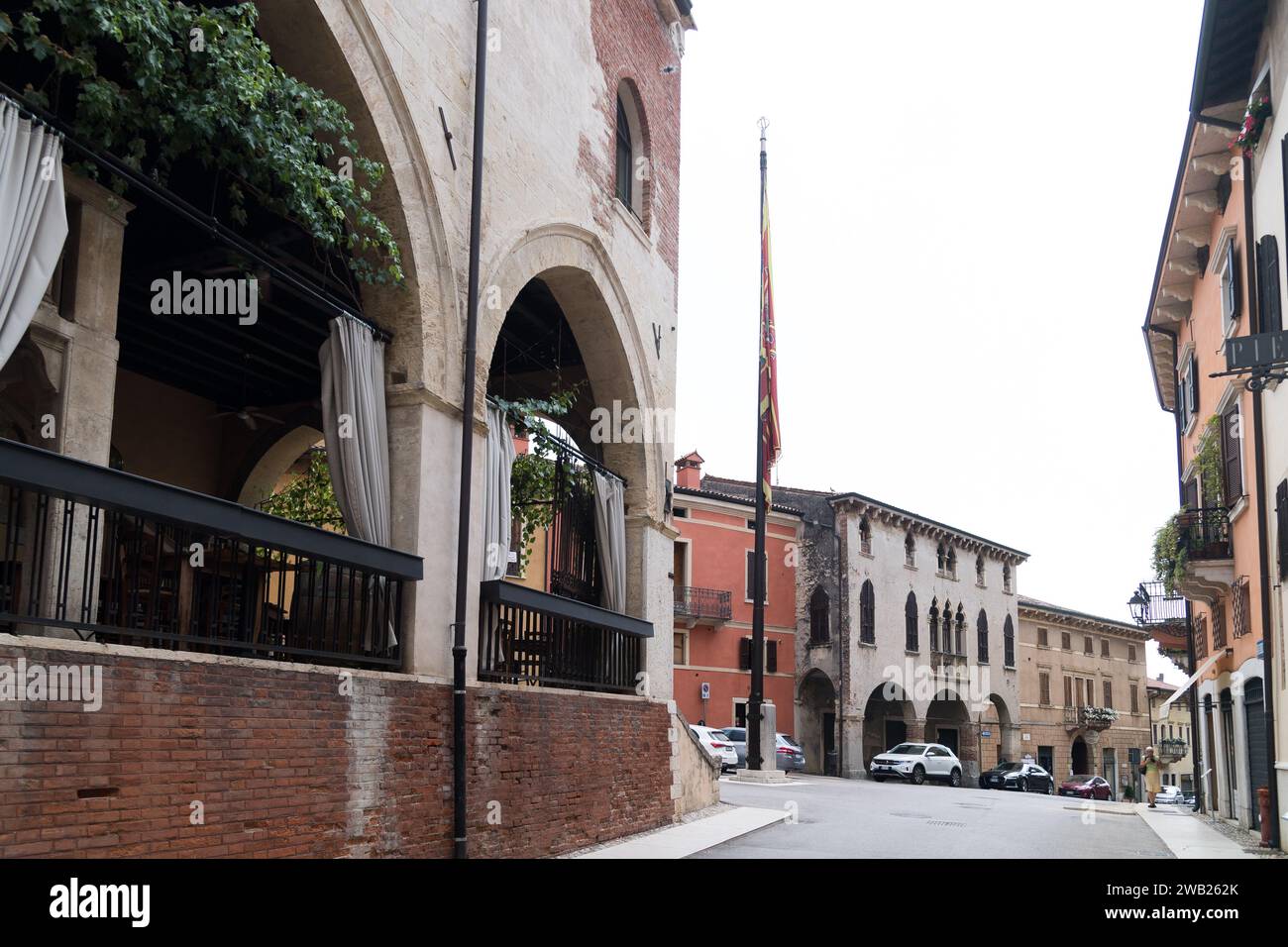 Gothic Palazzo di Giustizia (Soave Justice Palace) built in 1375 by ...