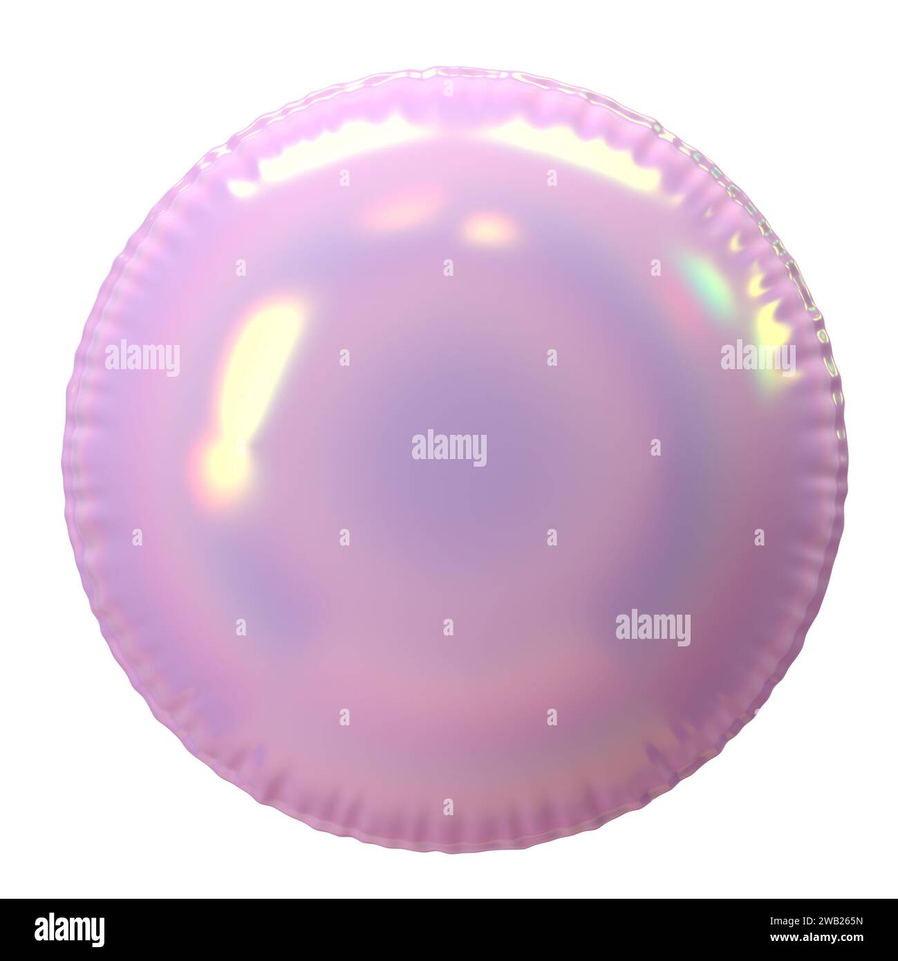 Pink Holographic Round Balloon Stock Photo - Alamy