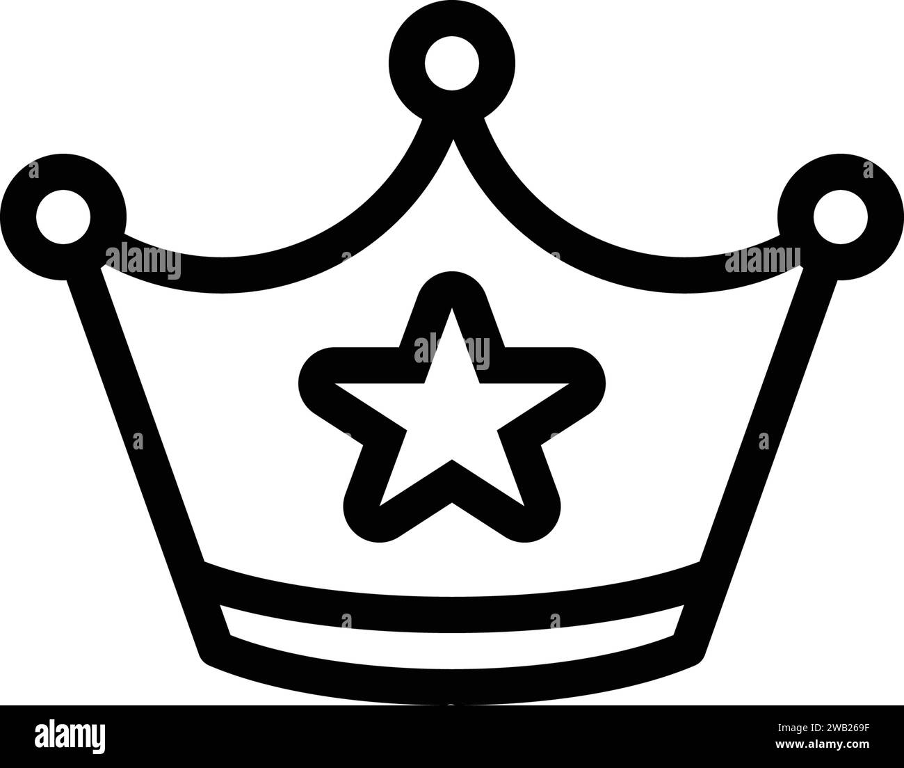 Diadem shape Black and White Stock Photos & Images - Alamy