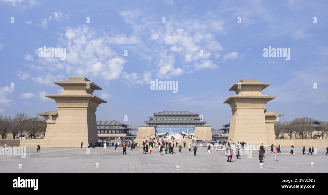 The Qin Han hall of Shaanxi History Museum opens on trial run in Xi'an ...
