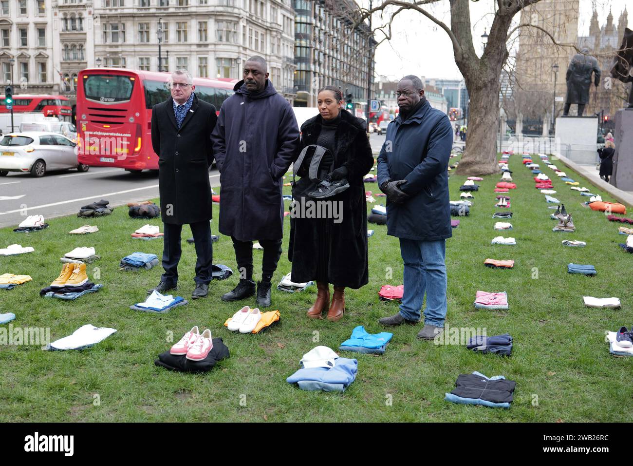 London, UK. 08th Jan, 2024. London born actor Iris Elba and parents of ...