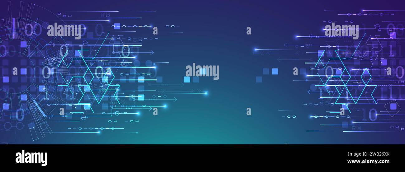 Handmade abstract technology concept. Circuit board, high computer ...