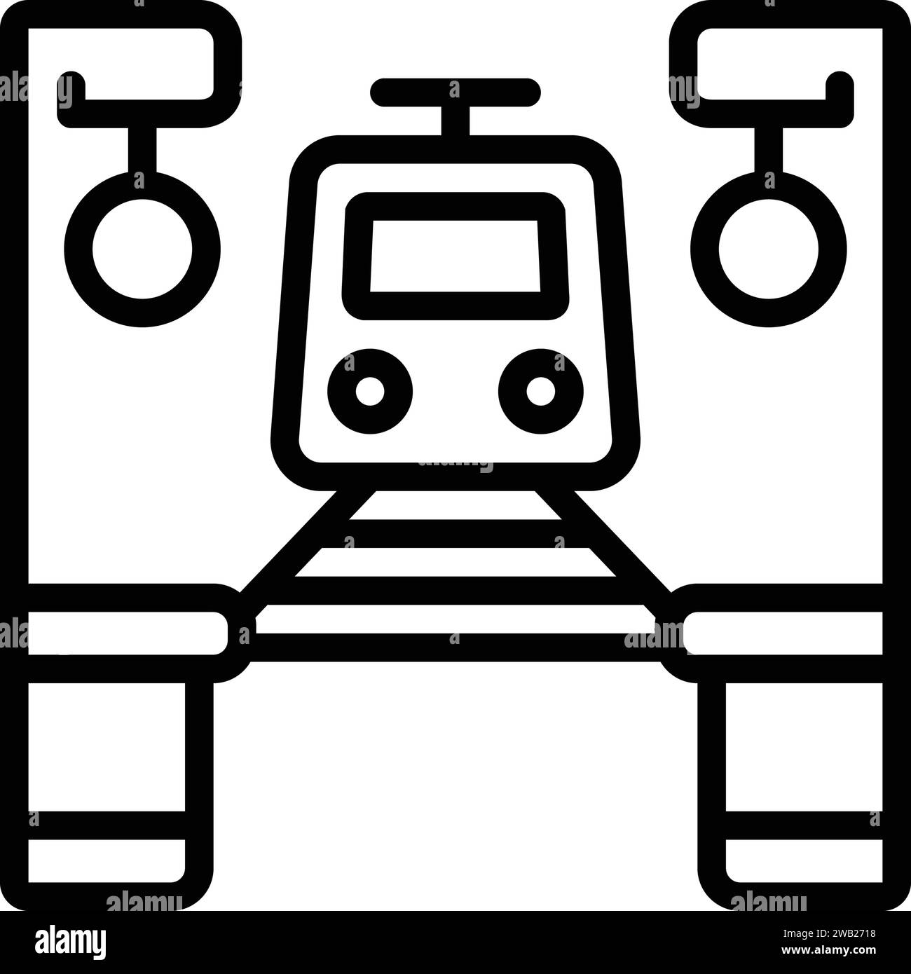 Platforms station Stock Vector Images - Alamy