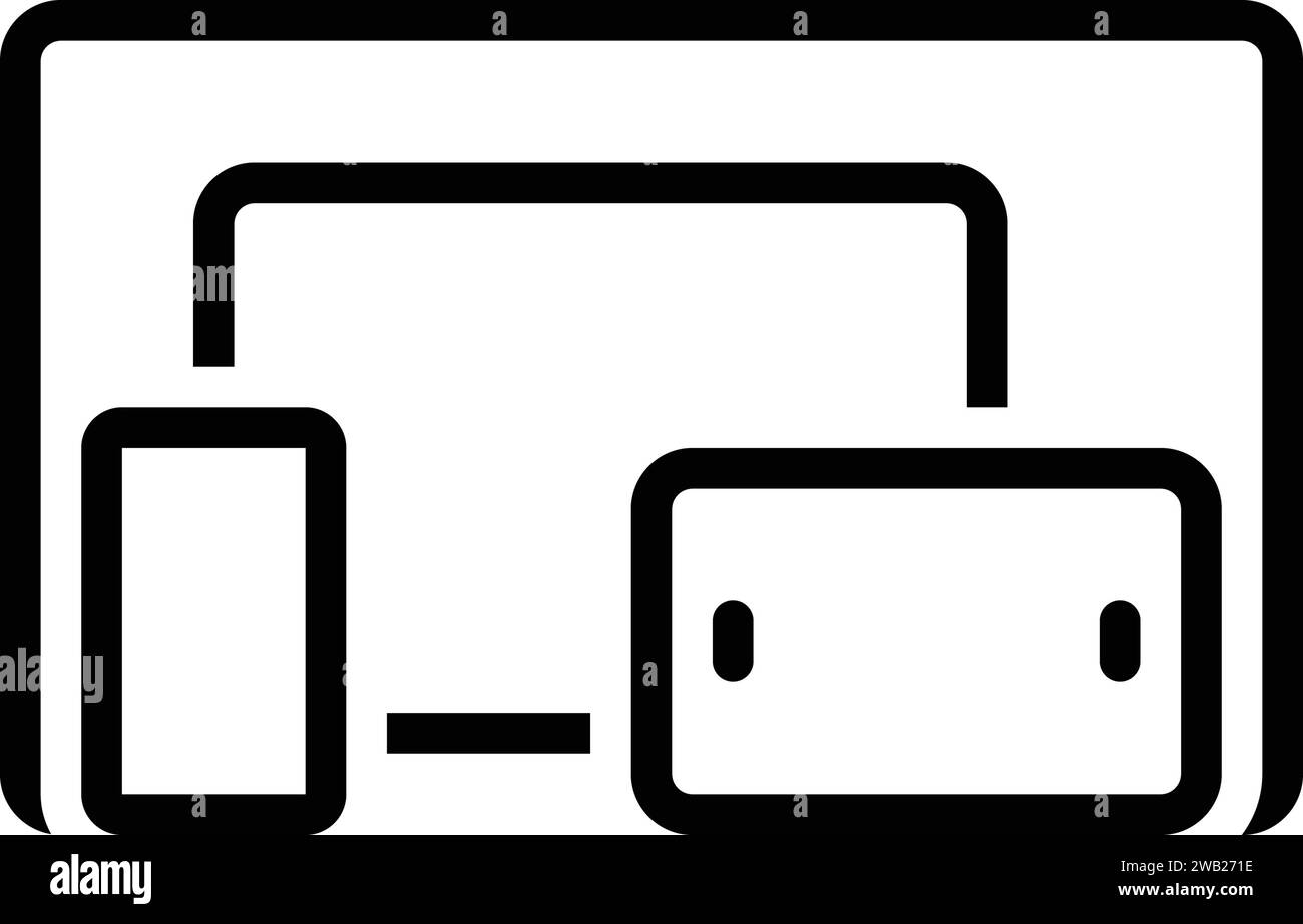 Icon For Multiplatform Devices Stock Vector Image And Art Alamy