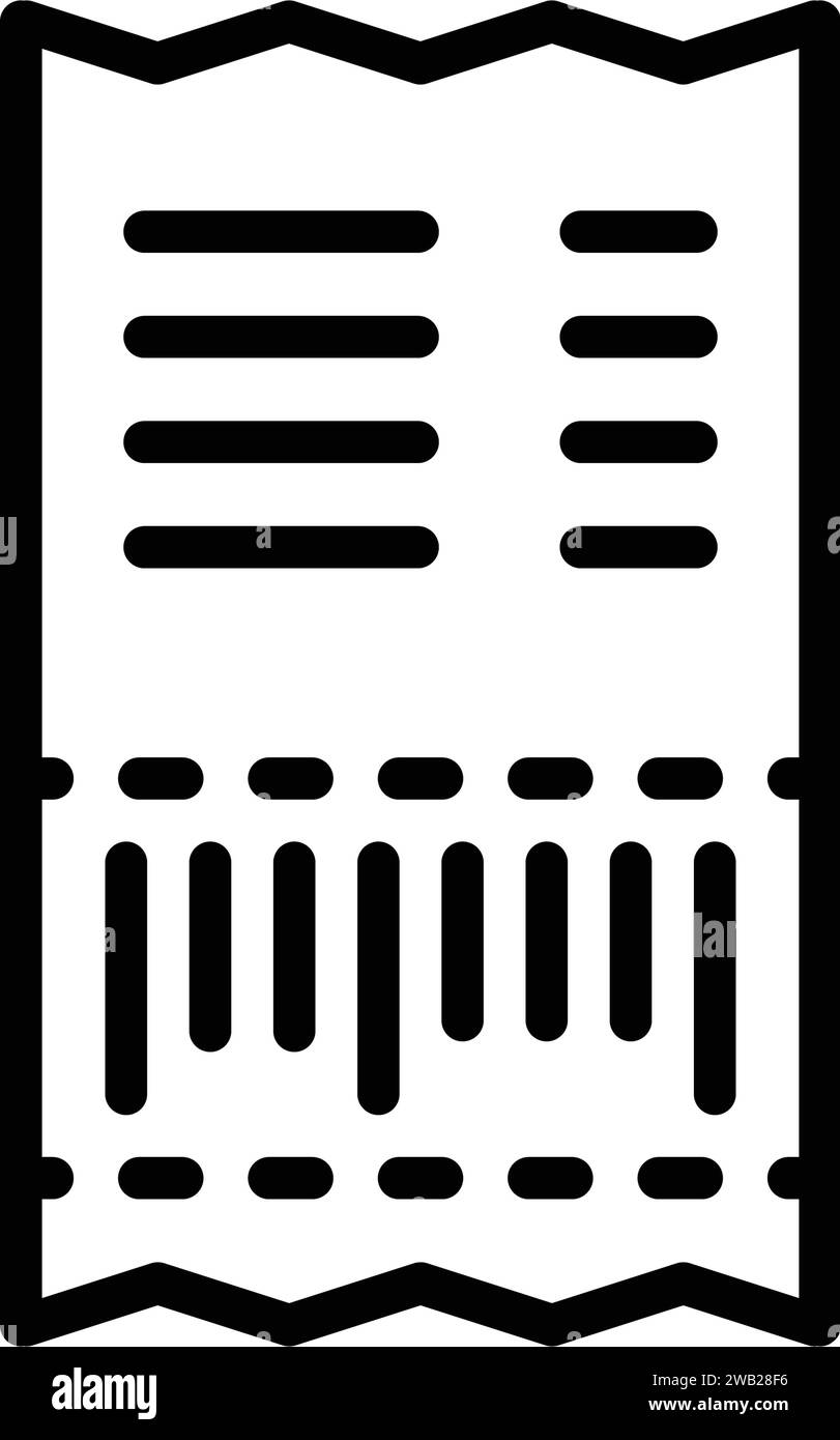 Icon for bill,paper Stock Vector Image & Art - Alamy