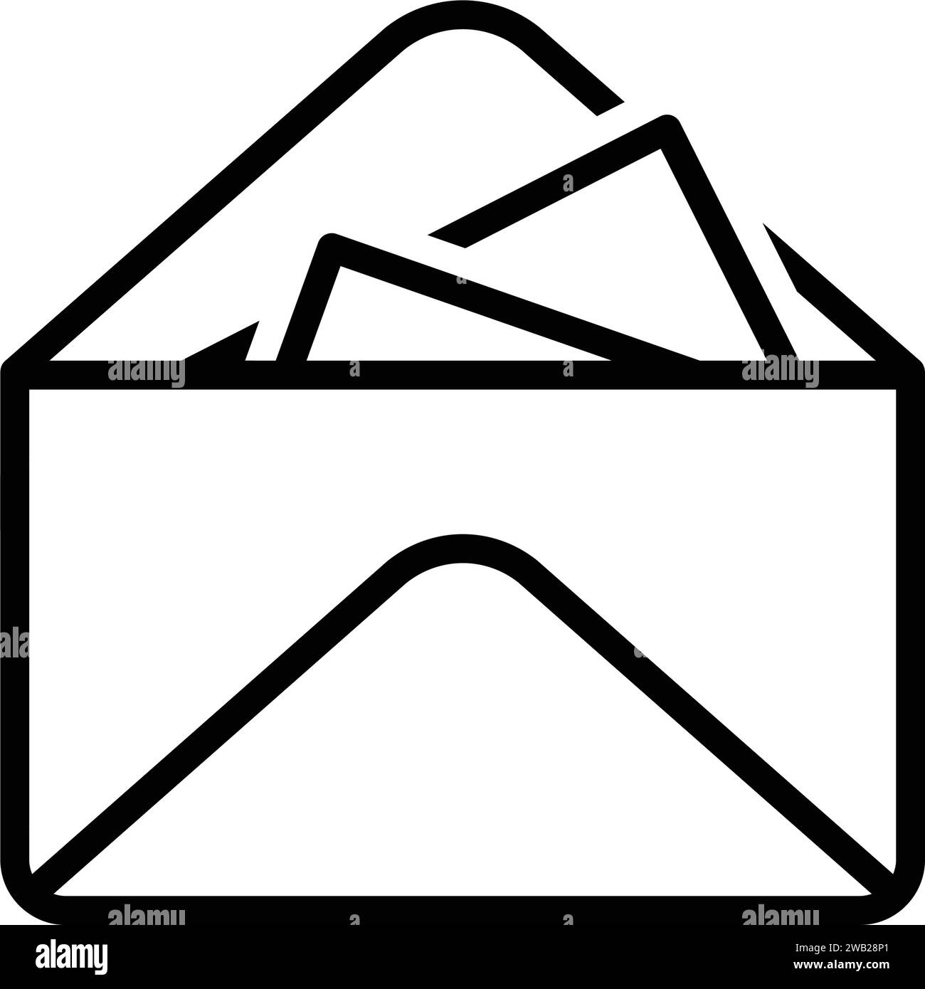 Icon for inbox message,inbox Stock Vector Image & Art - Alamy