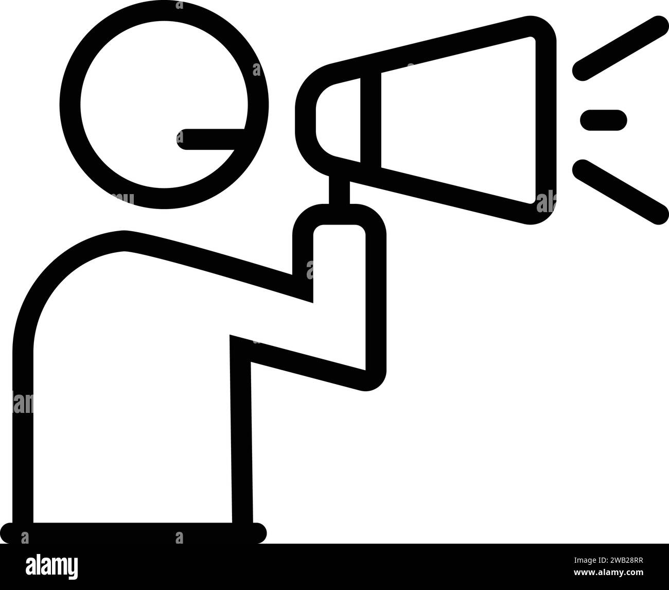 Icon for announcement,megaphone Stock Vector Image & Art - Alamy