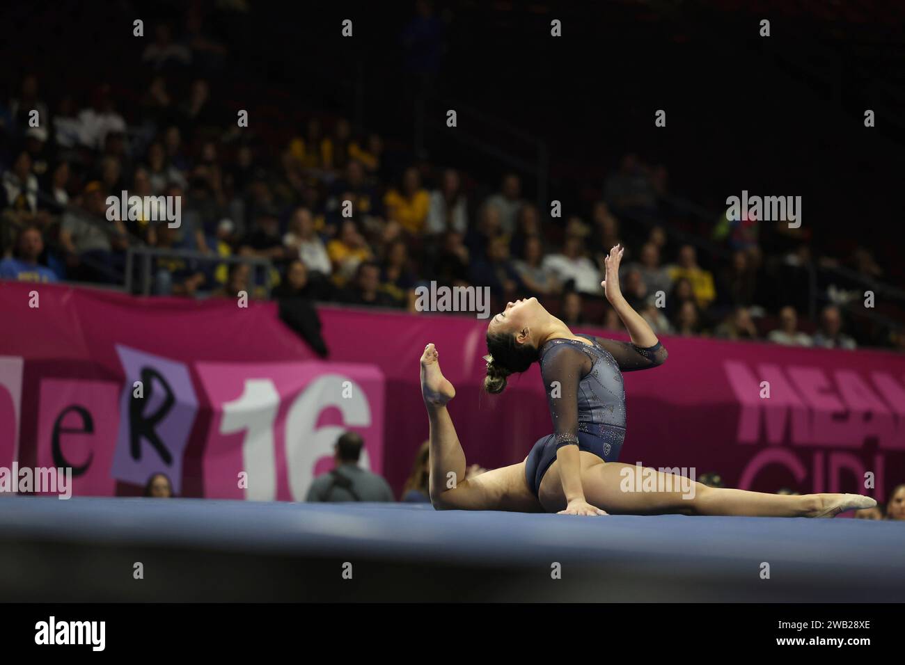January 6, 2024: Andi Li from the University of California competes ...