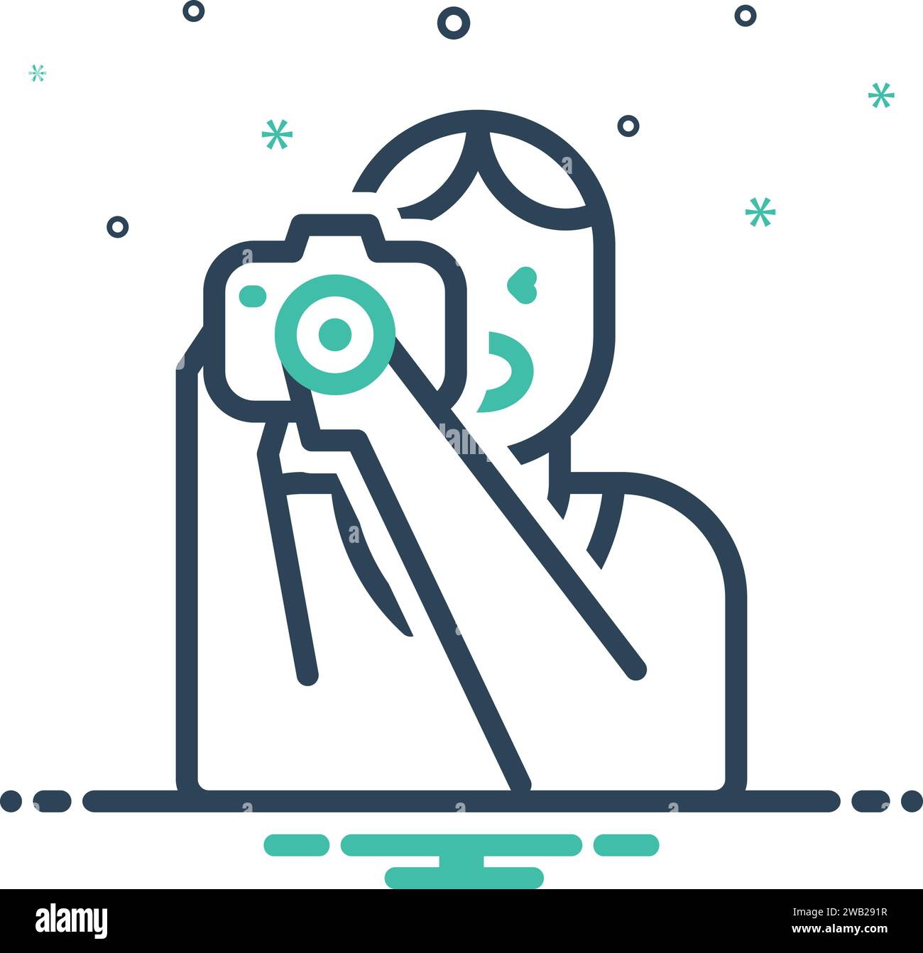 Journalist photo photographer Stock Vector Images - Alamy