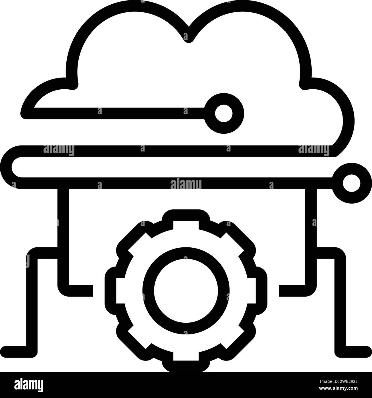 Icon for cloud management,access Stock Vector Image & Art - Alamy