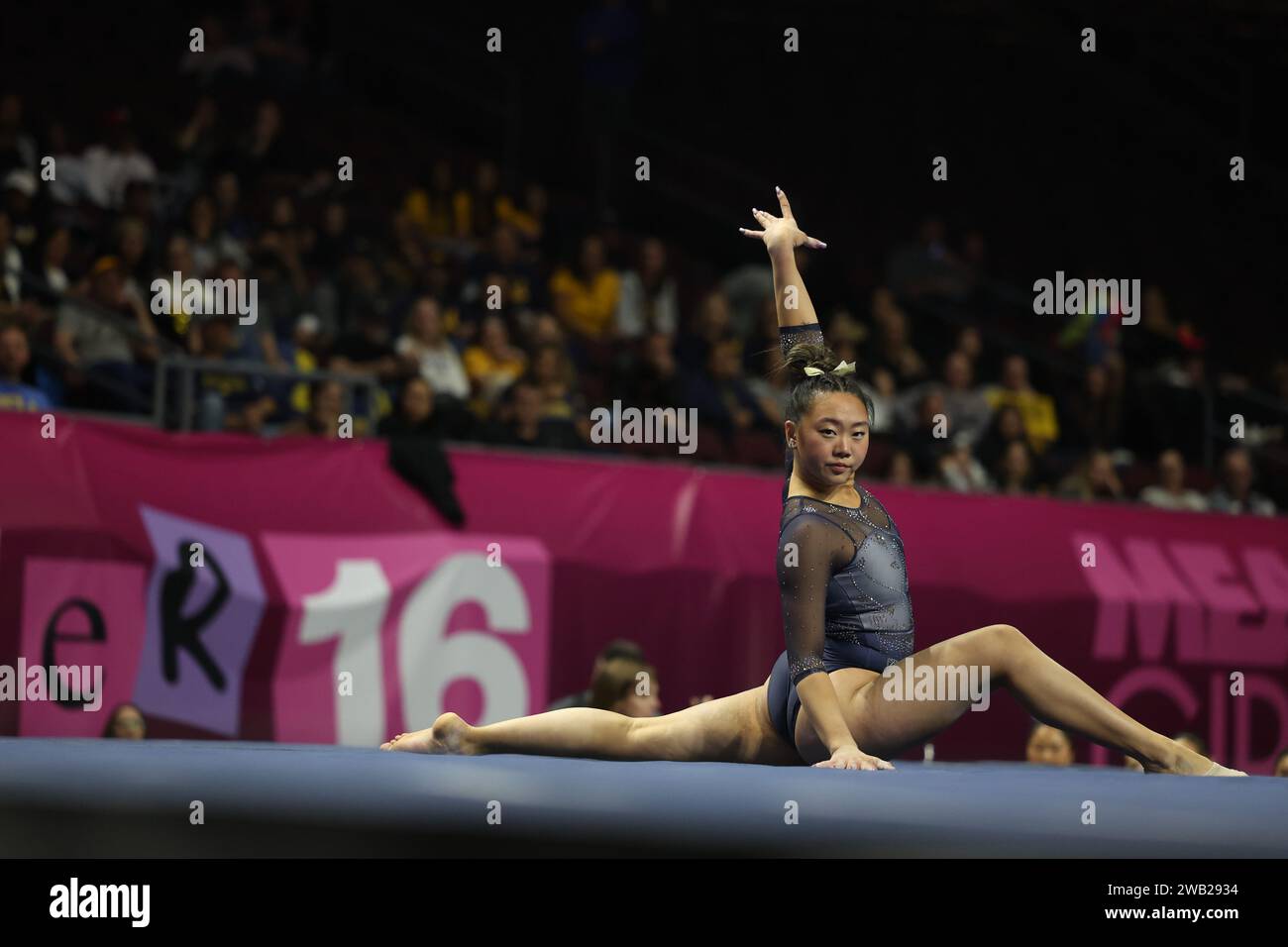 January 6, 2024: Andi Li from the University of California competes ...