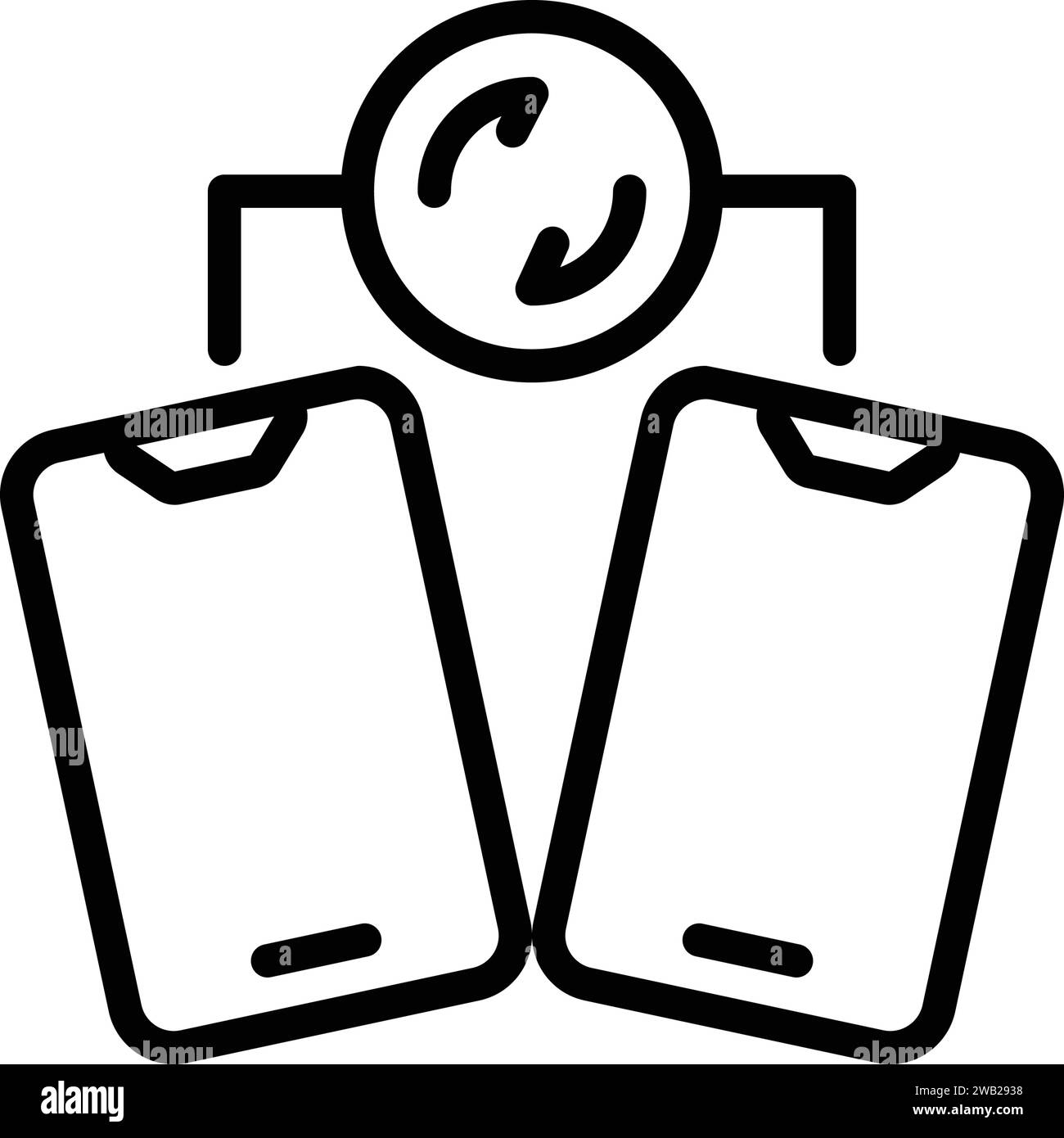 Syncing vector vectors hi-res stock photography and images - Alamy