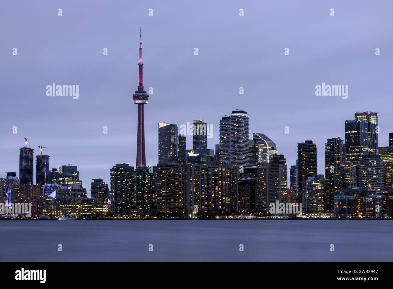 The skyline of Toronto, Ontario, Canada Stock Photo - Alamy