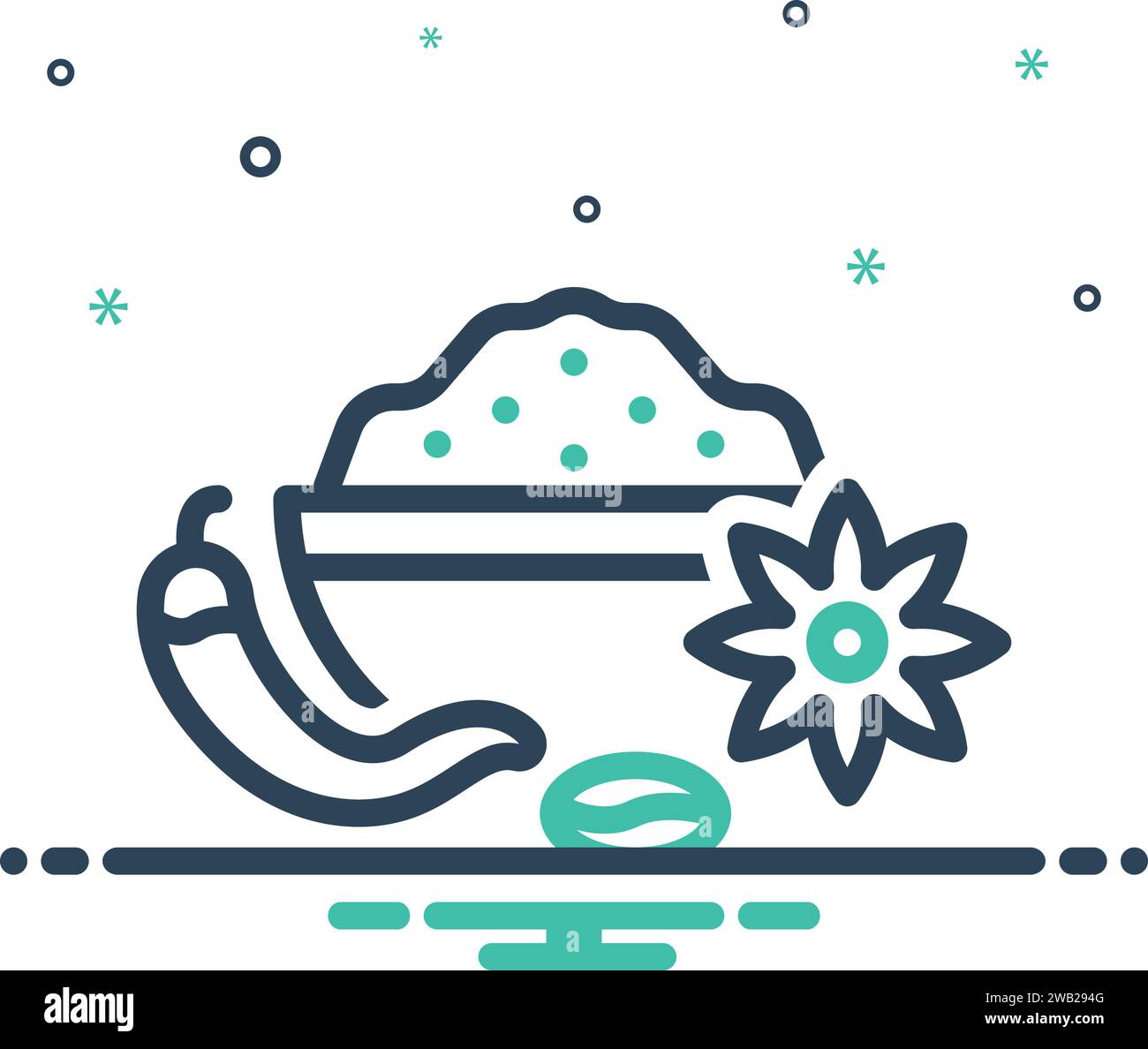 Icon for spice,flavoring Stock Vector Image & Art - Alamy