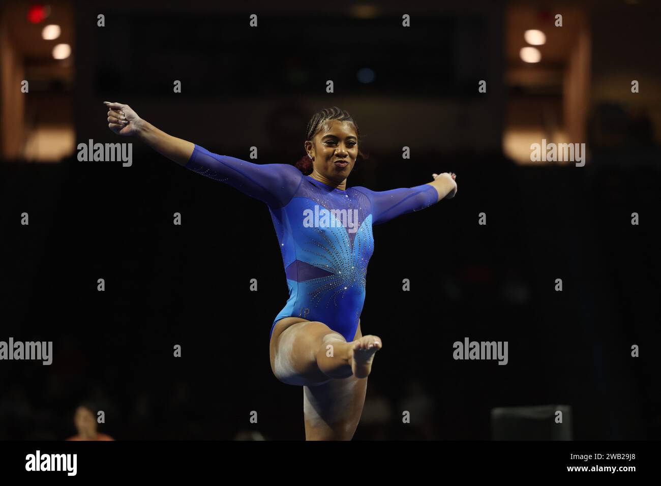 Las Vegas, Nevada, USA. 6th Jan, 2024. Nya Reed from the University of ...