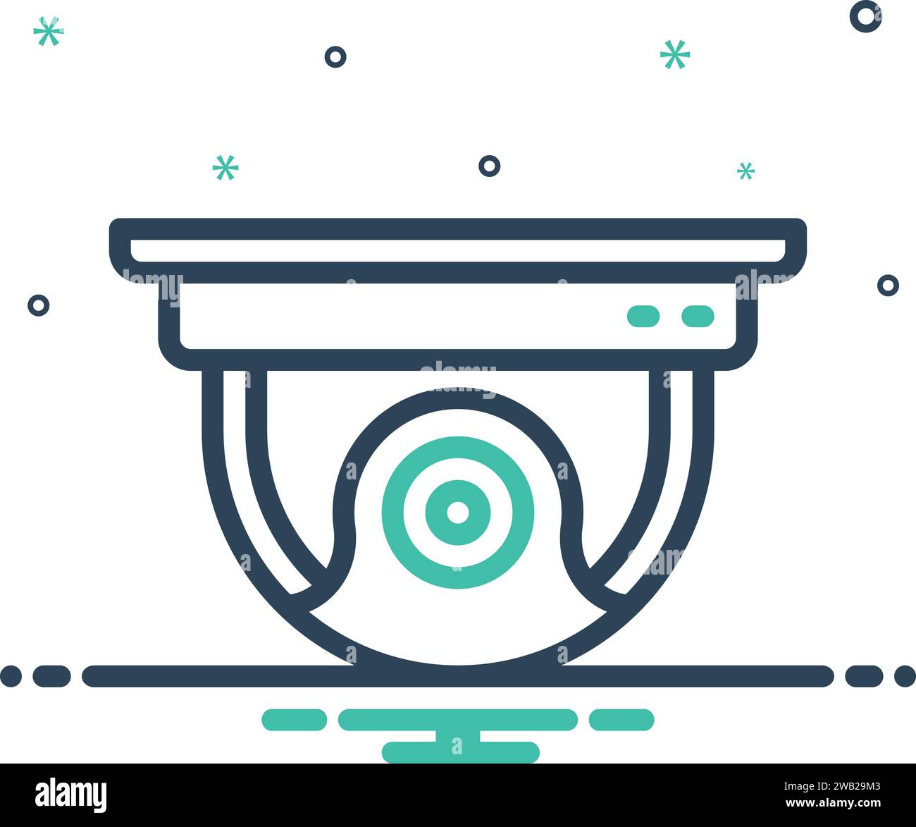 Cctv video surveillance recording sign Stock Vector Images - Alamy