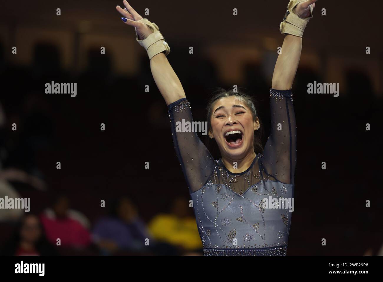 Las Vegas, Nevada, USA. 6th Jan, 2024. Mya Lauzon from the University ...