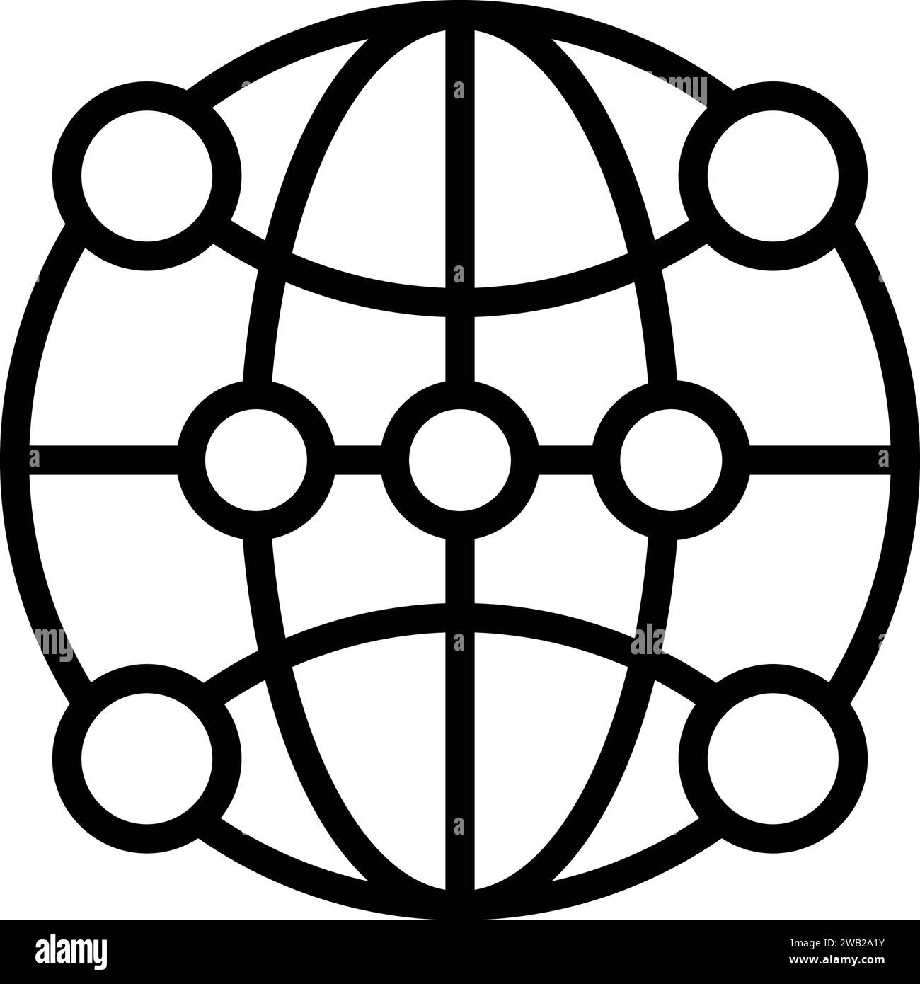 Icon for global communication,digitalisation Stock Vector Image & Art ...