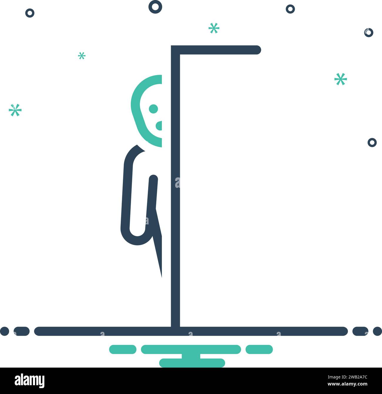 Seek and hide game Cut Out Stock Images & Pictures - Alamy