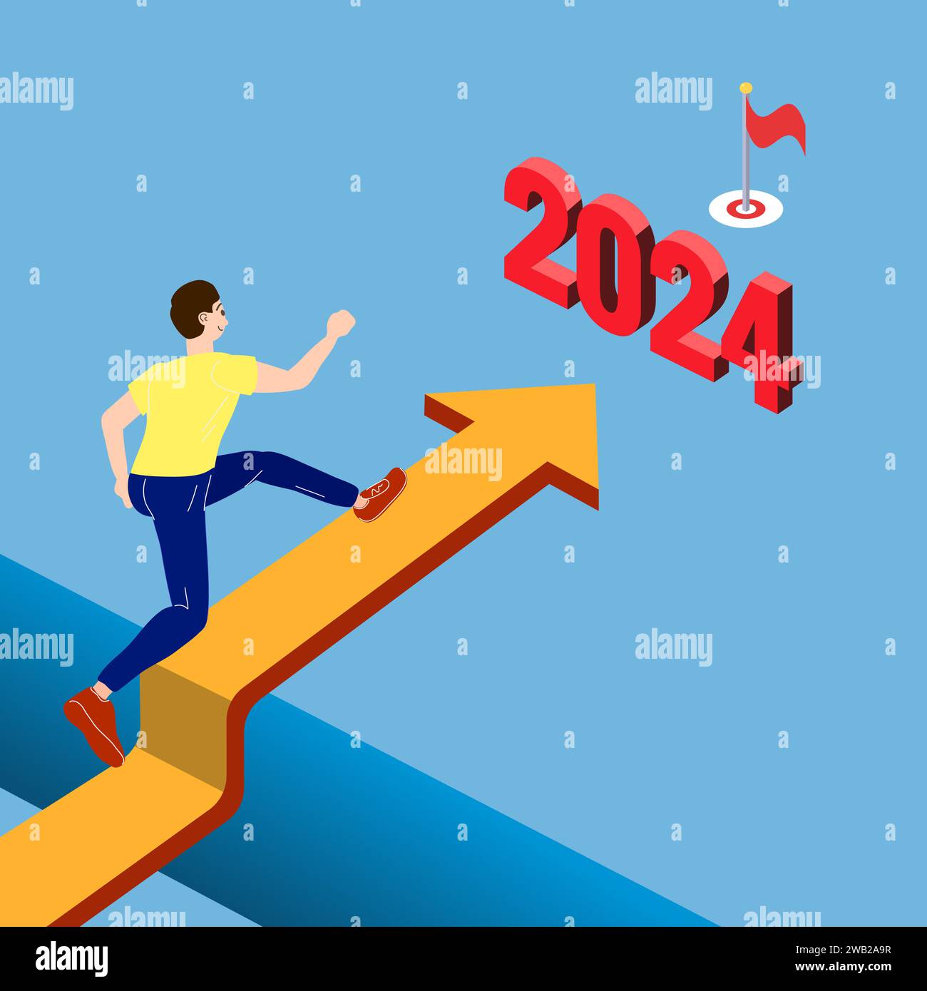 Leap year 2024 Stock Vector Images - Alamy