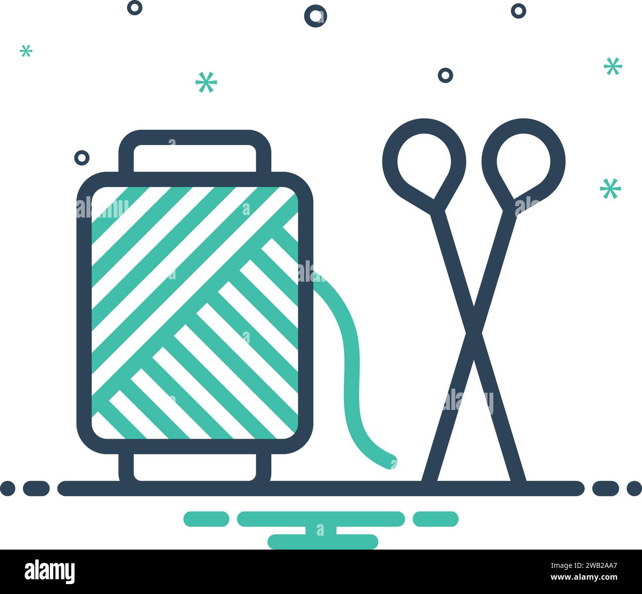 Icon for threaded, needlework Stock Vector Image & Art - Alamy