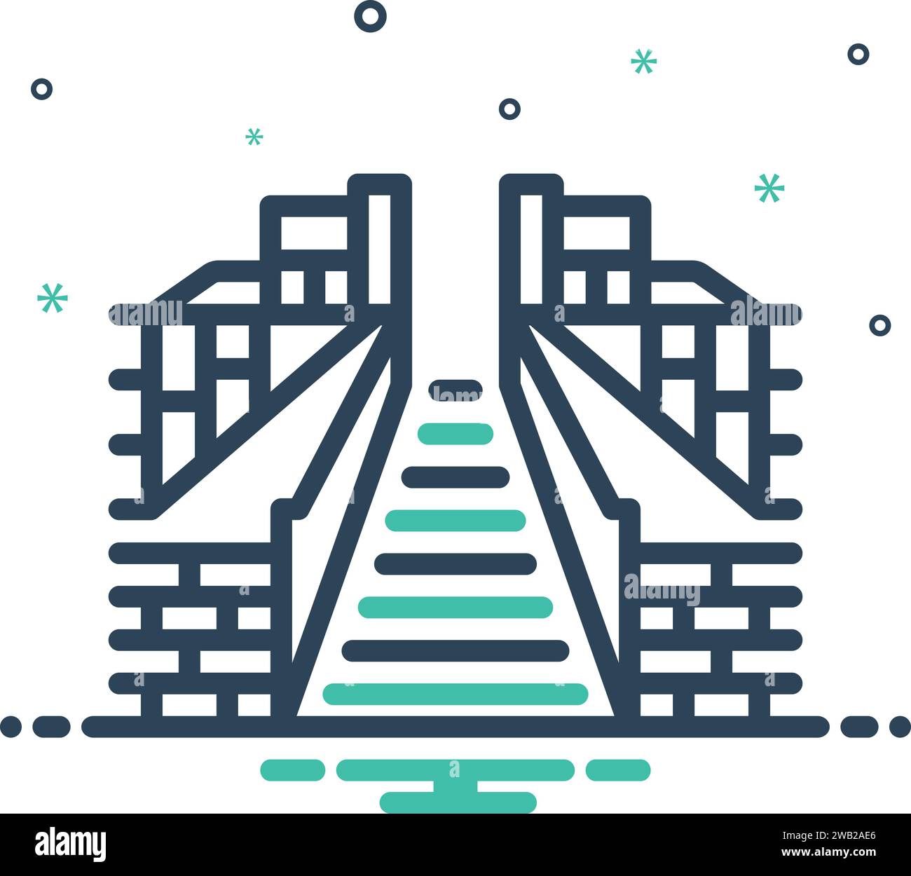 Icon for ur, foothpath Stock Vector Image & Art - Alamy