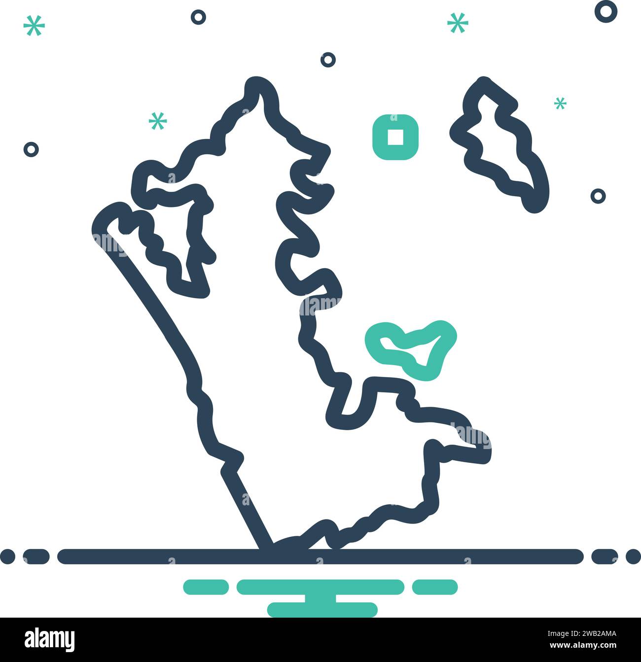 Icon for auckland; map Stock Vector Image & Art - Alamy