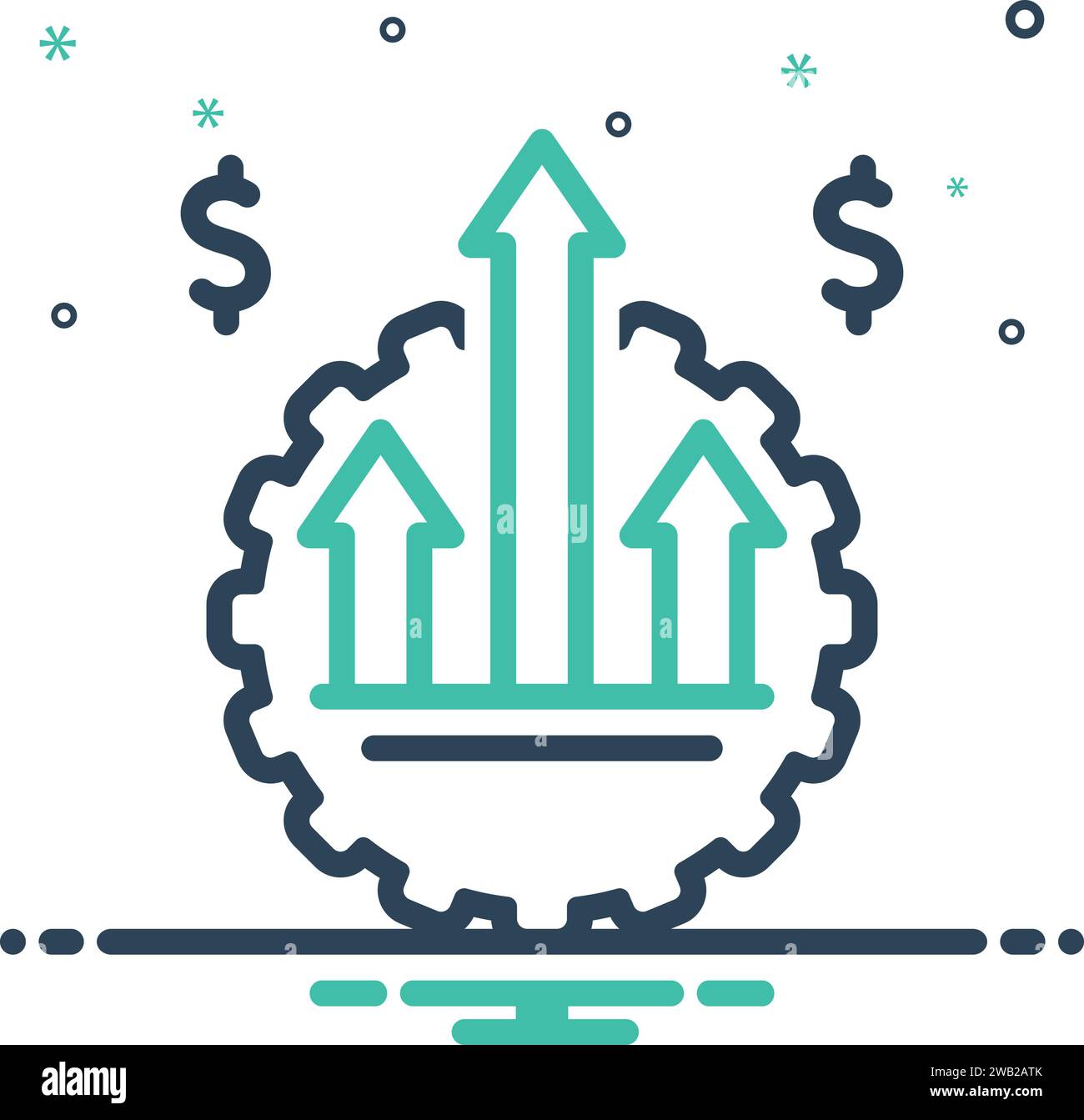 Icon for optimal, arrow Stock Vector Image & Art - Alamy