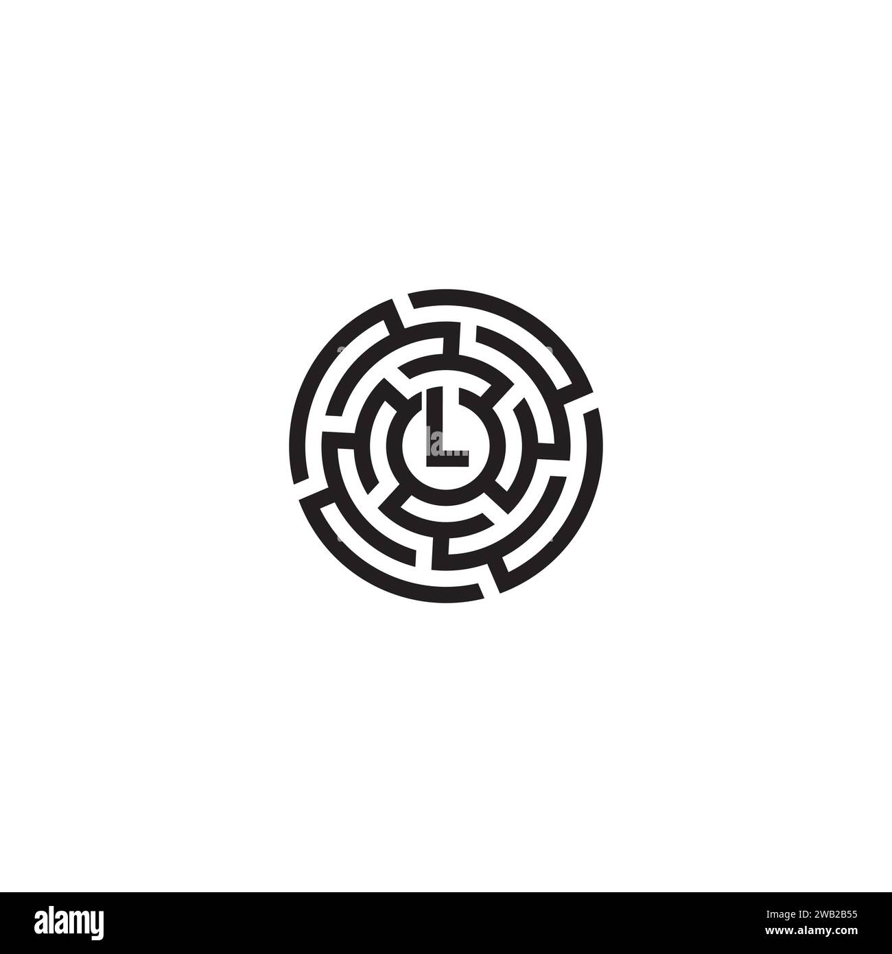 Simple labyrinth hi-res stock photography and images - Alamy