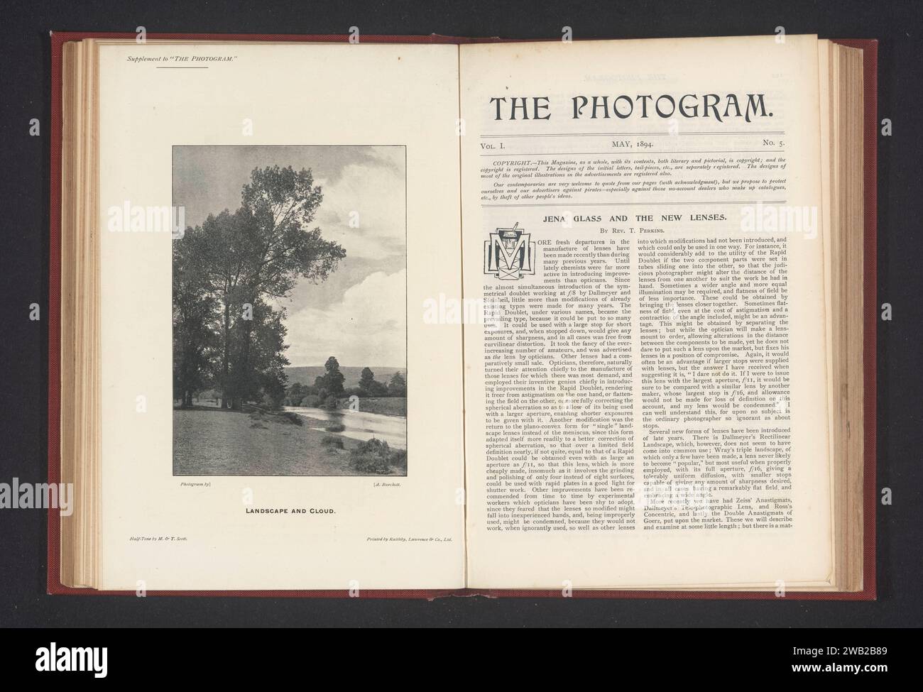 Landschap, Arthur Burchett, c. 1889 - in or before 1894 photomechanical ...