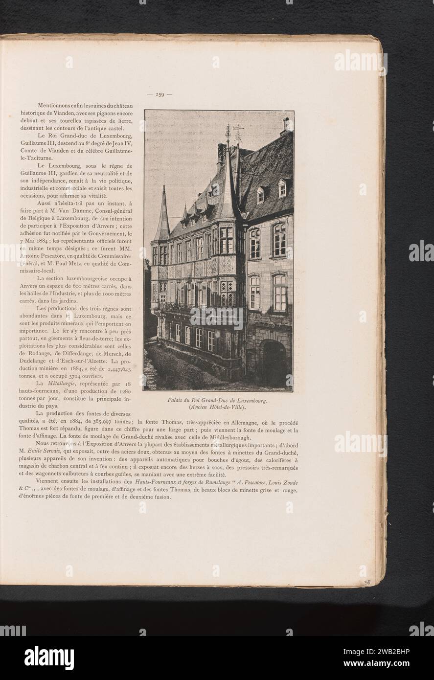 View of the Grand Definition Palace in Luxembourg, Anonymous, c. 1880 ...