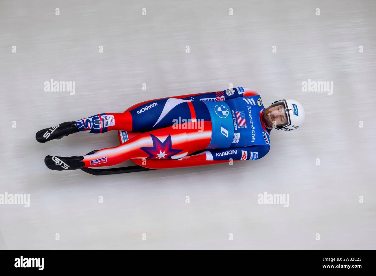 Winterberg, Deutschland. 07th Jan, 2024. Jonathan Eric Gustafson (USA ...