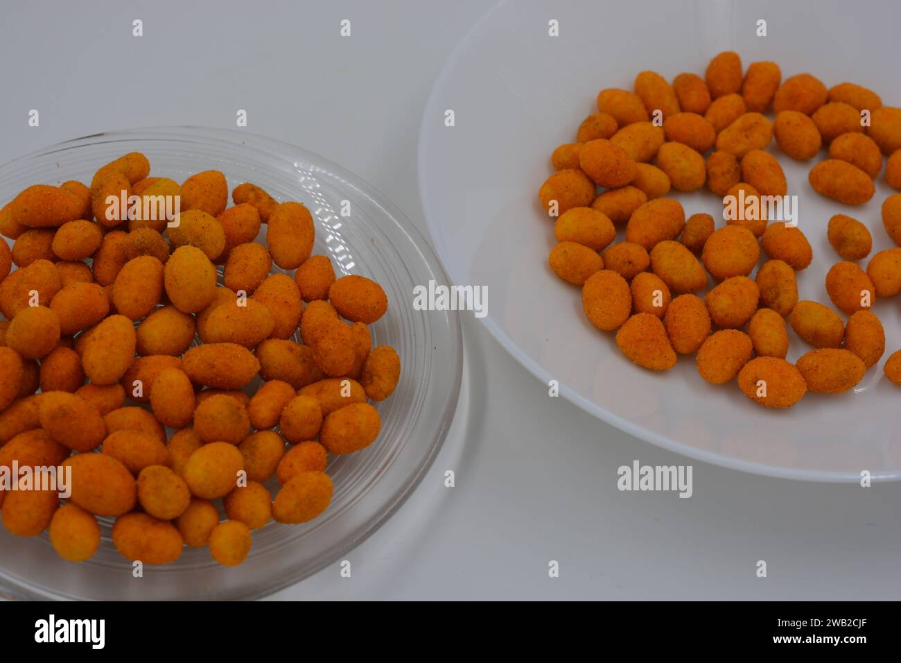 Fast food, snacks, salted battered peanuts and salted casing peanuts ...