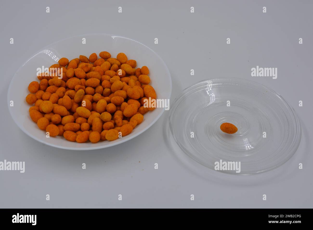 Fast food, snacks, salted battered peanuts and salted casing peanuts ...