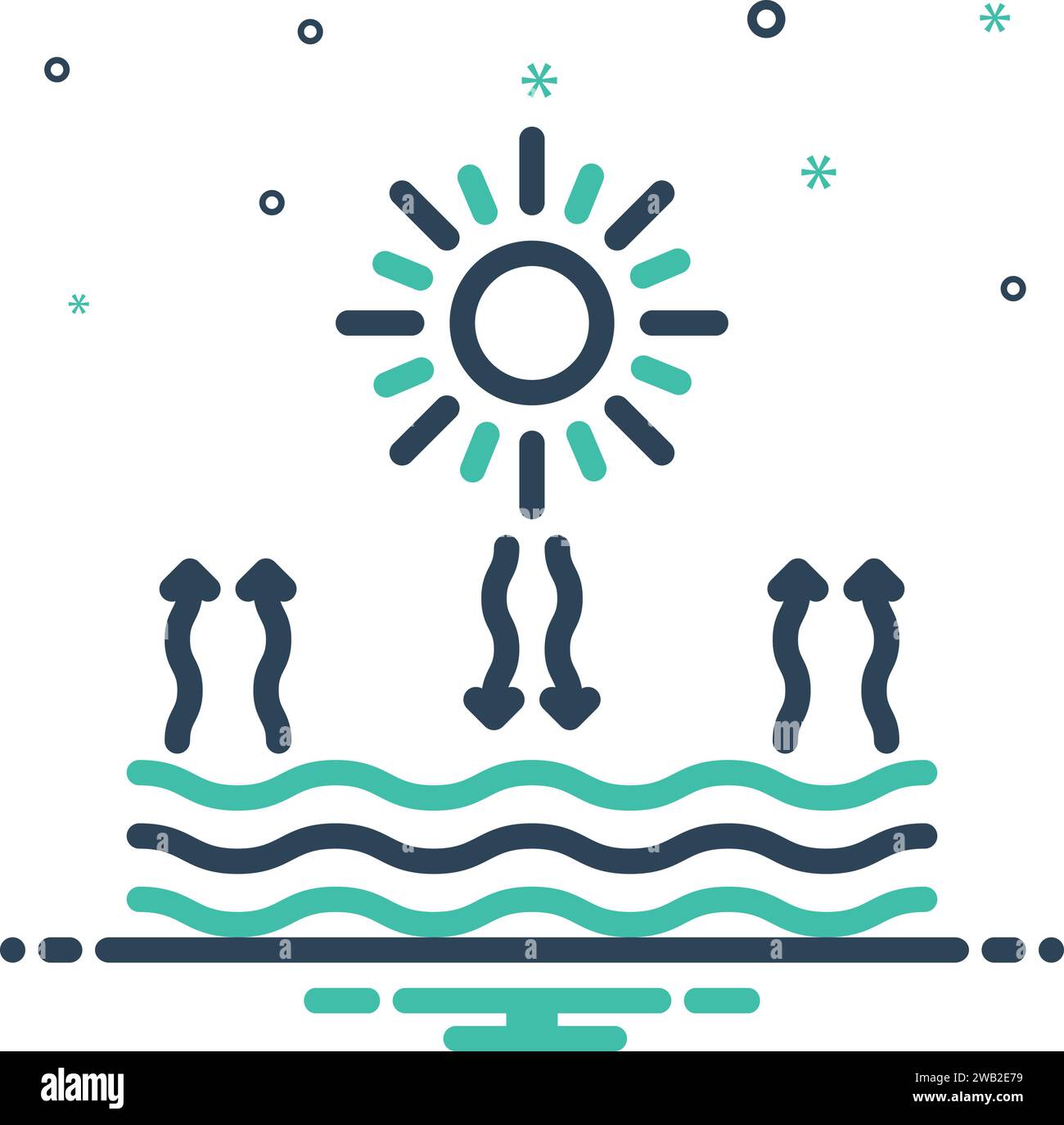 Icon for heat; sun Stock Vector Image & Art - Alamy