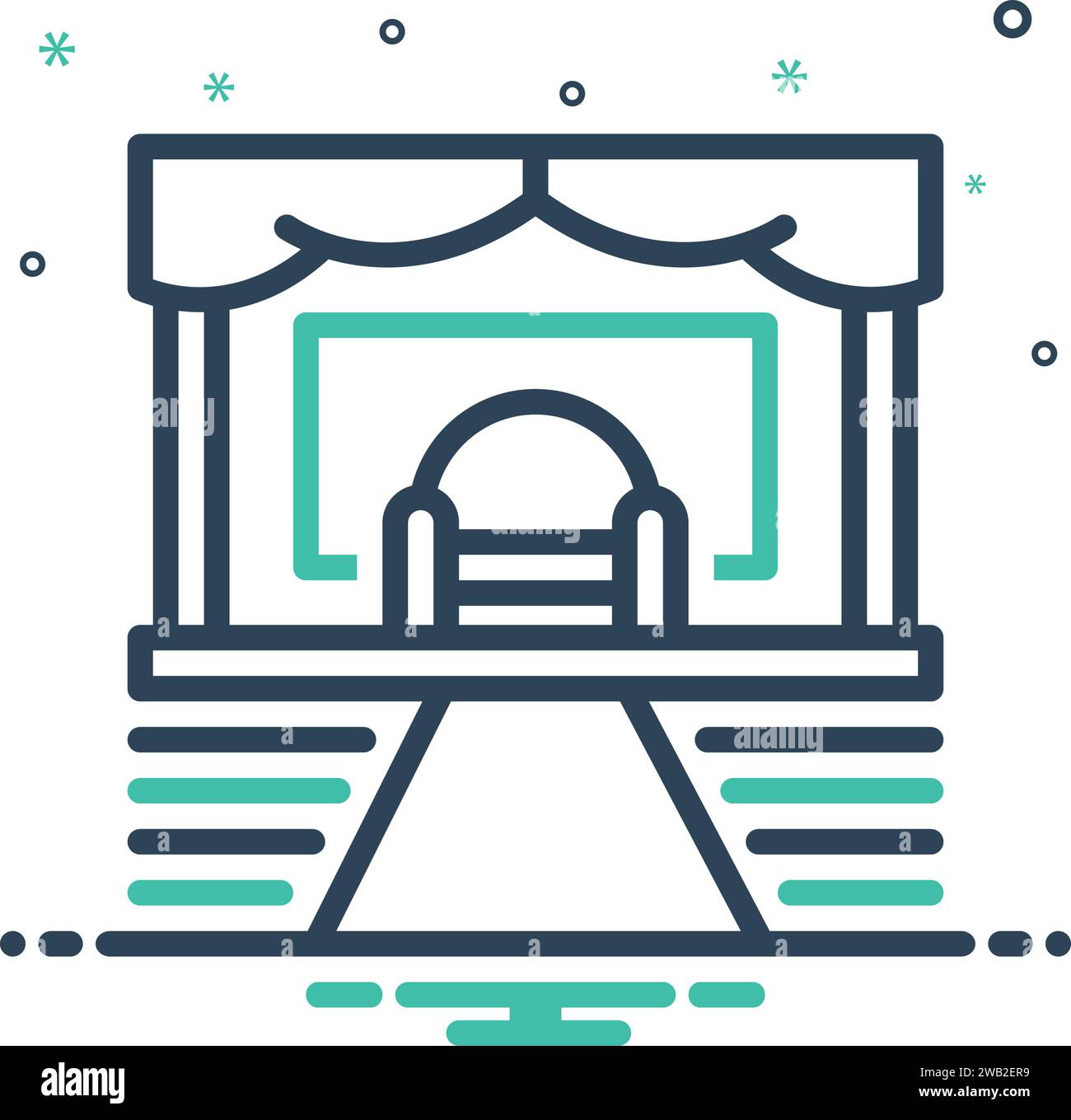 Icon for hall,assembly hall Stock Vector Image & Art - Alamy