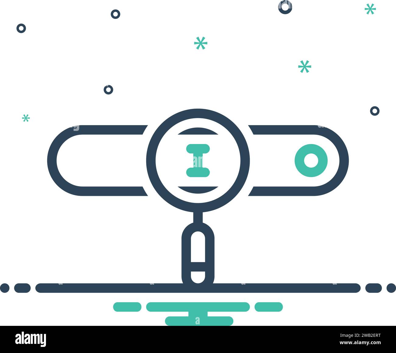 Icon for searches; glass Stock Vector Image & Art - Alamy