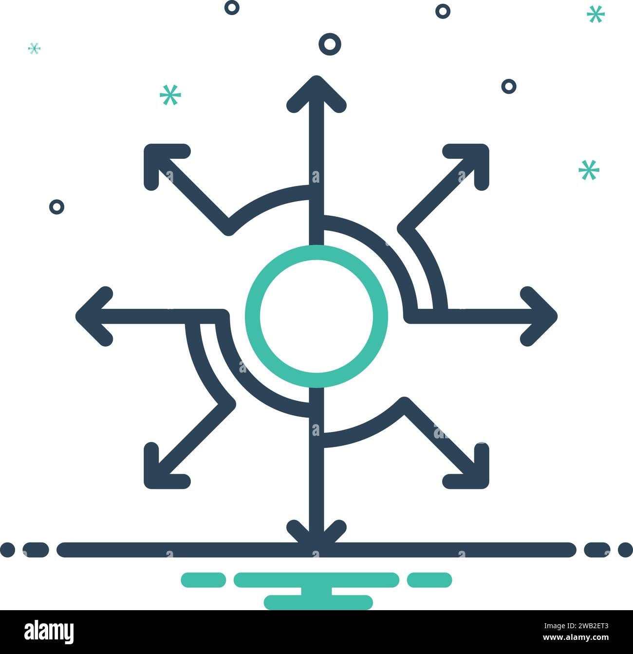 Expand circle Stock Vector Images - Alamy