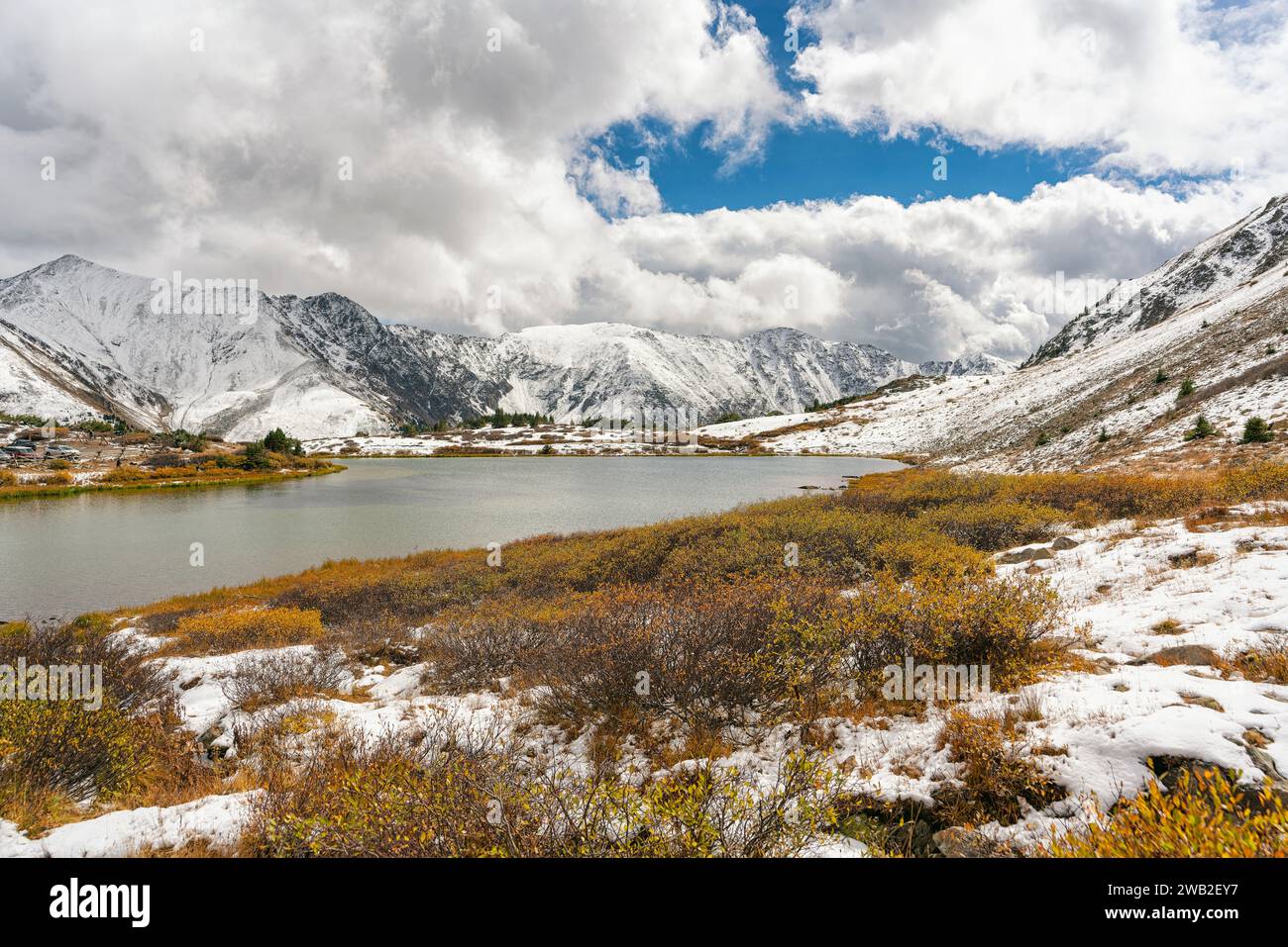 Fall at Pass Lake below Loveland Pass, Colorado Stock Photo - Alamy