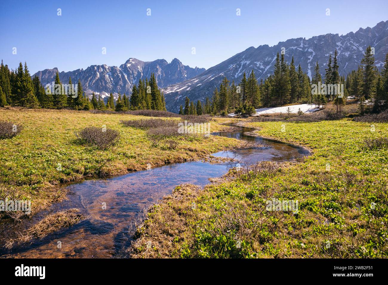 Scenic creek in the Indian Peaks Wilderness, Colorado Stock Photo - Alamy