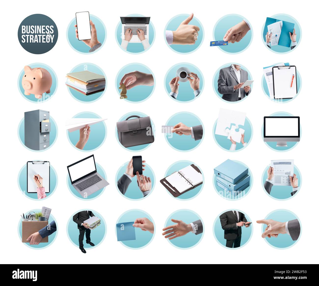 Human resources strategy Cut Out Stock Images & Pictures - Alamy