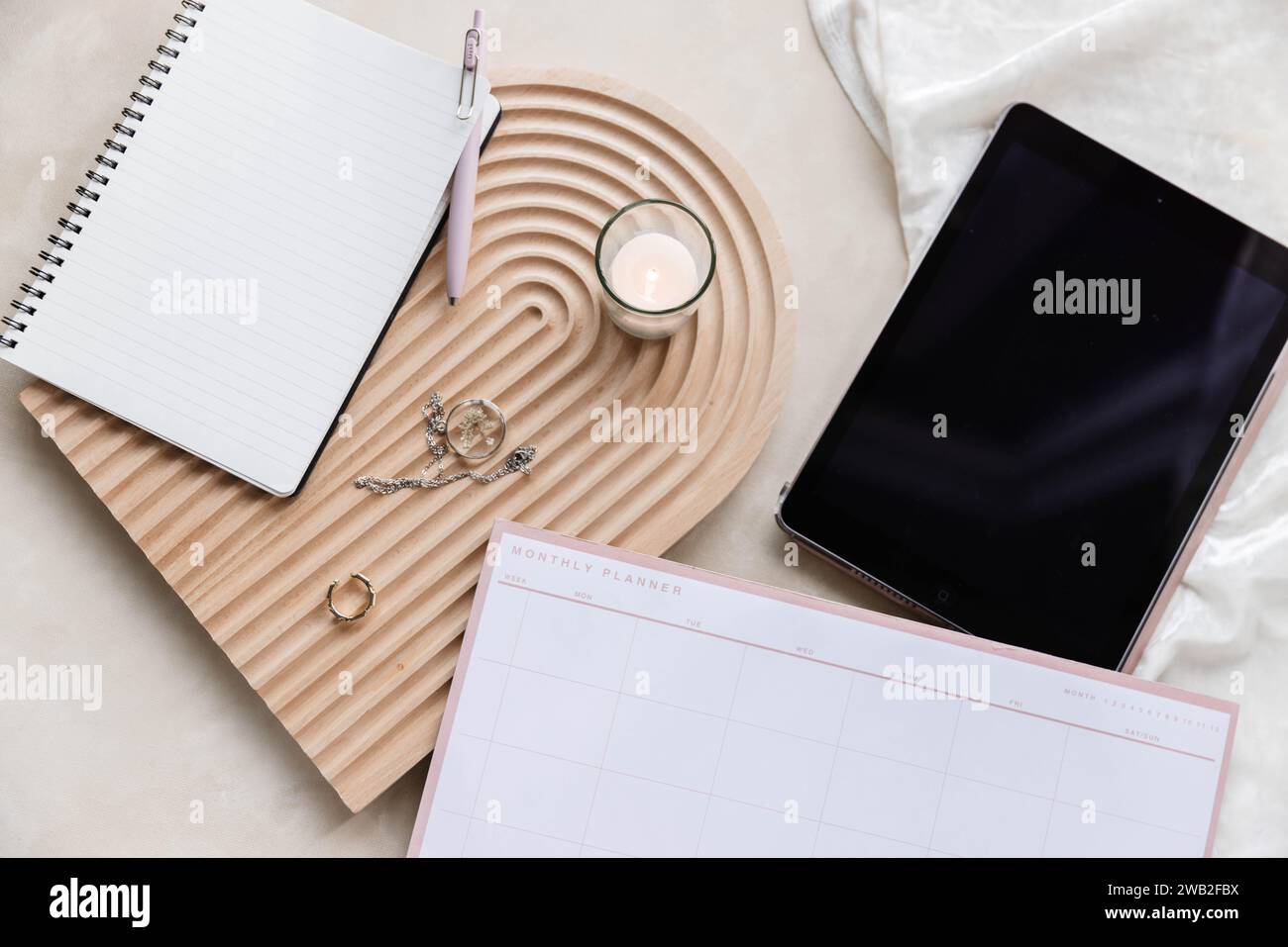 Minimal planner hi-res stock photography and images - Alamy
