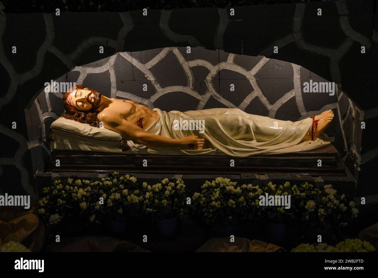 Jesus lying hi-res stock photography and images - Alamy