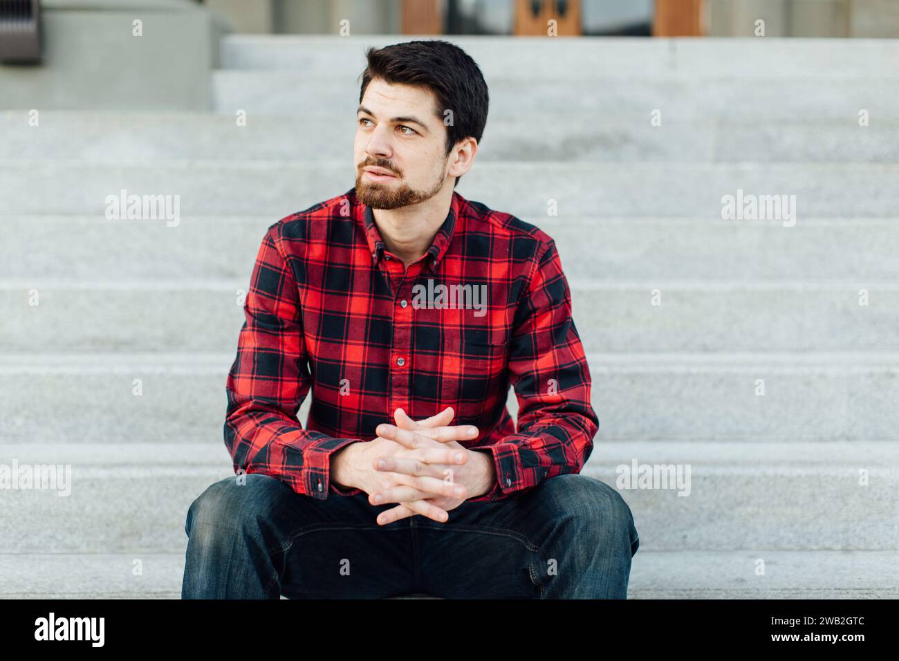 Person steps off hi-res stock photography and images - Alamy