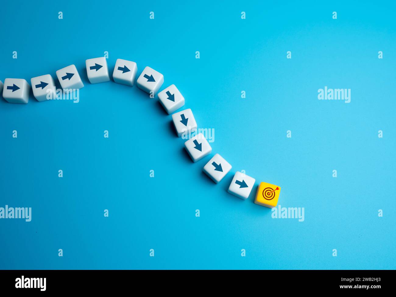 Aim make steps to success hi-res stock photography and images - Alamy