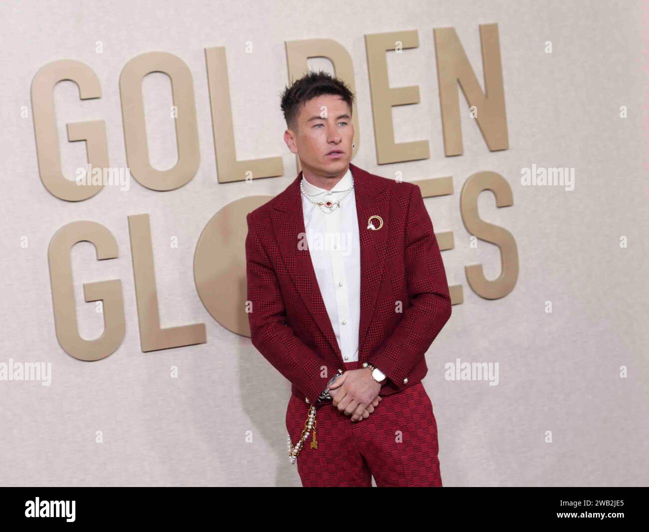 Los Angeles, USA. 07th Jan, 2024. Barry Keoghan attends the arrivals of ...