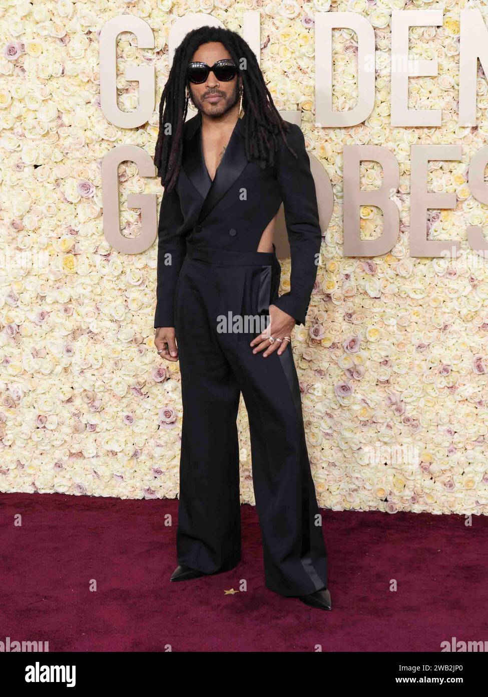 Los Angeles, USA. 07th Jan, 2024. Lenny Kravitz attends the arrivals of ...