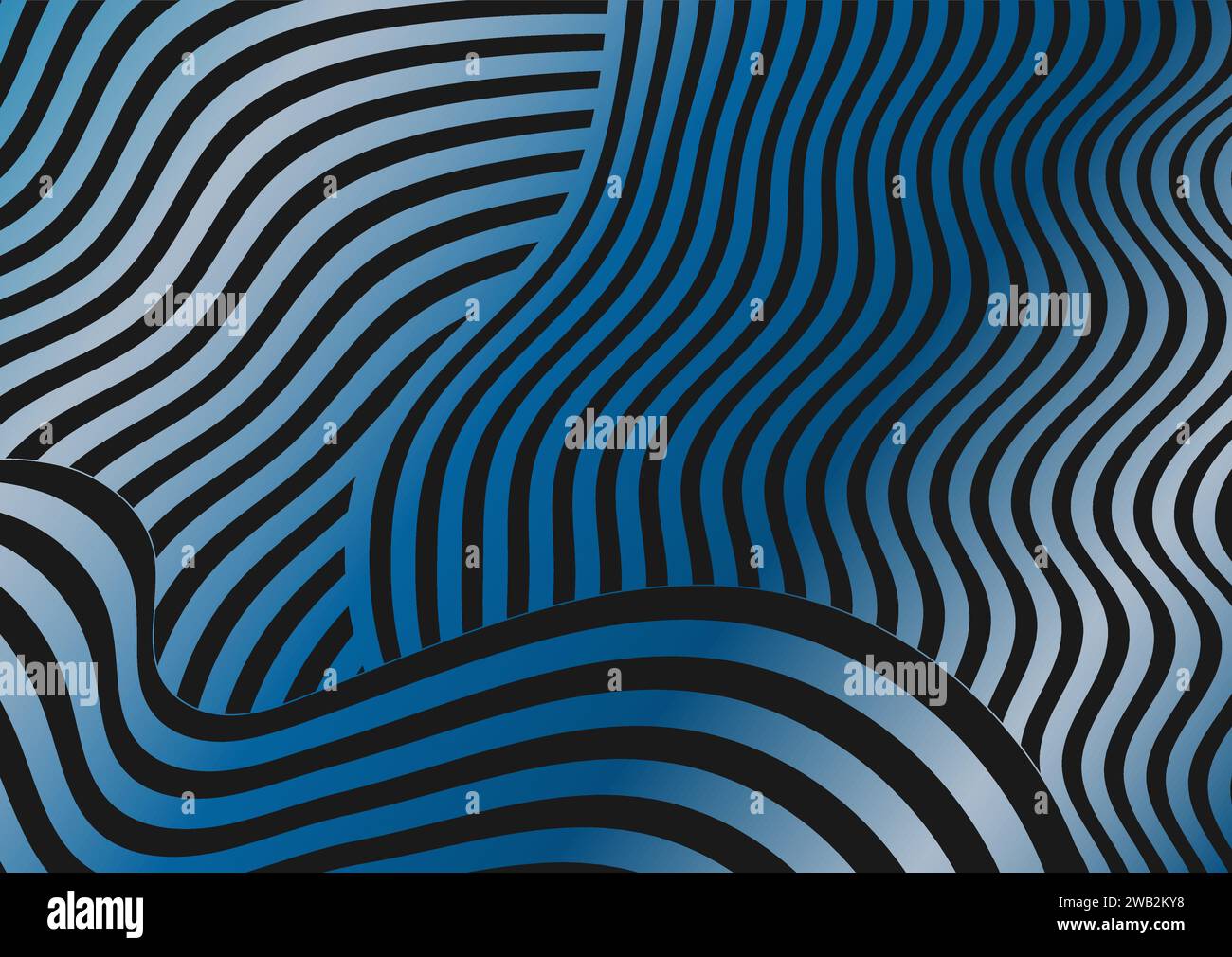 Gradient pattern of wavy lines. Colorful background for creative design ...