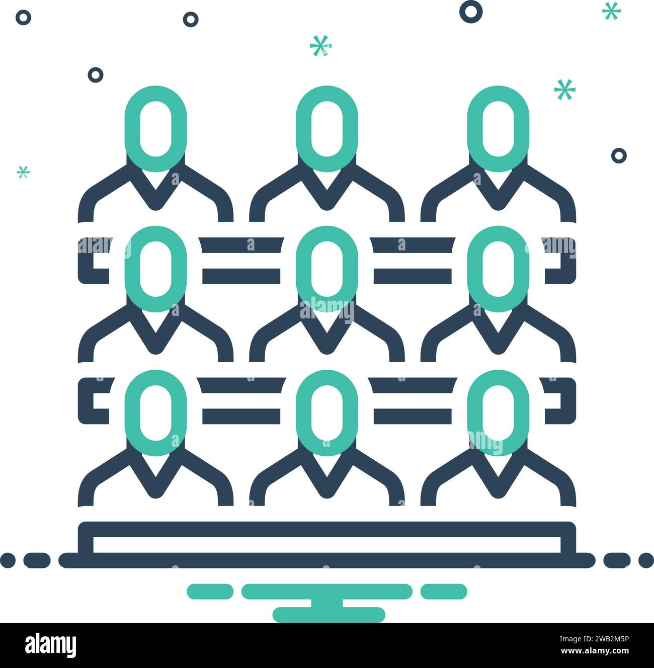 Meeting of members Stock Vector Images - Alamy