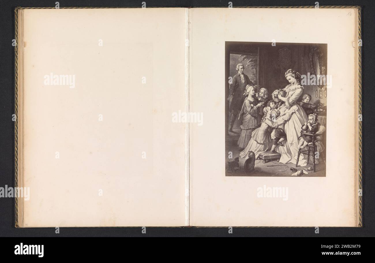 Photo production of a print of a scene from Die Leiden des Jungen ...